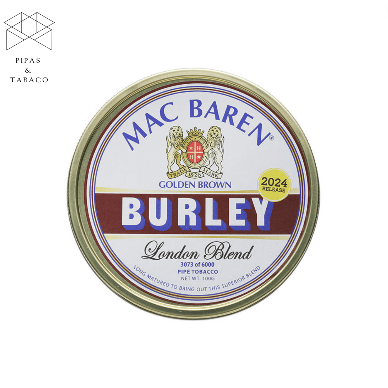 Tabaco Burley - Pipas & Tabaco
